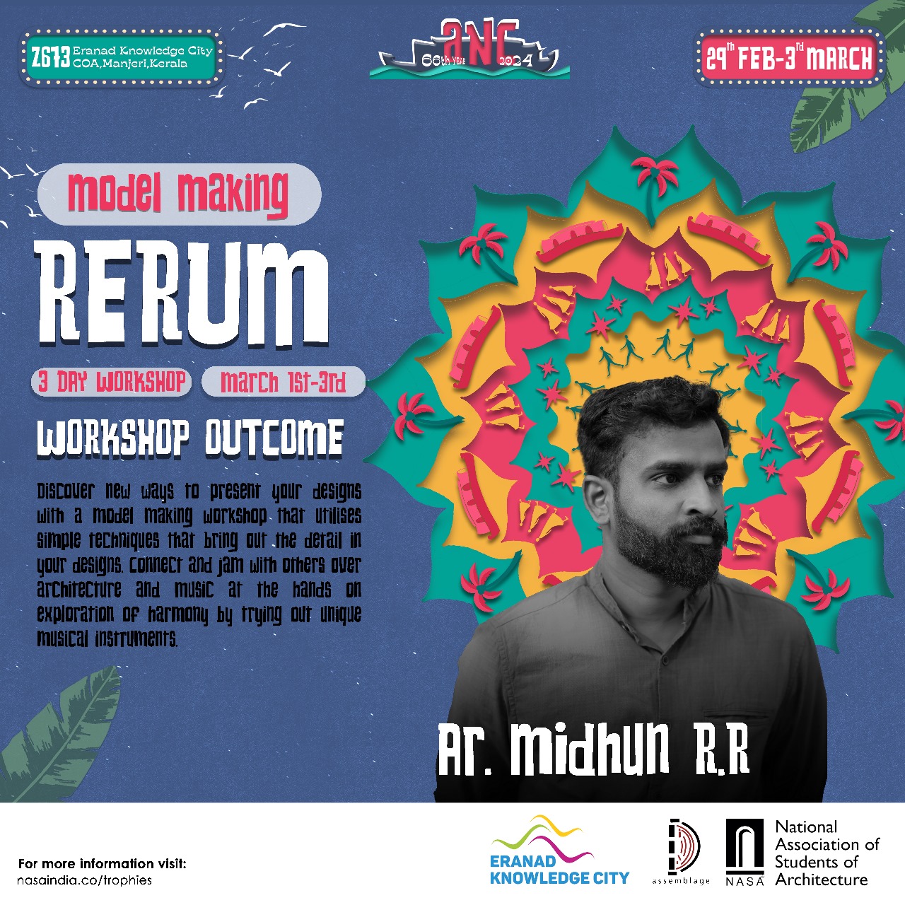 Rerun Model Making by Ar. Midhun R.R